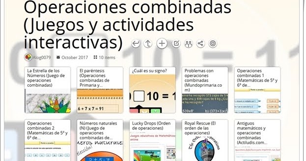 Juegos educativos de Matemáticas online: "10 Juegos y actividades ...