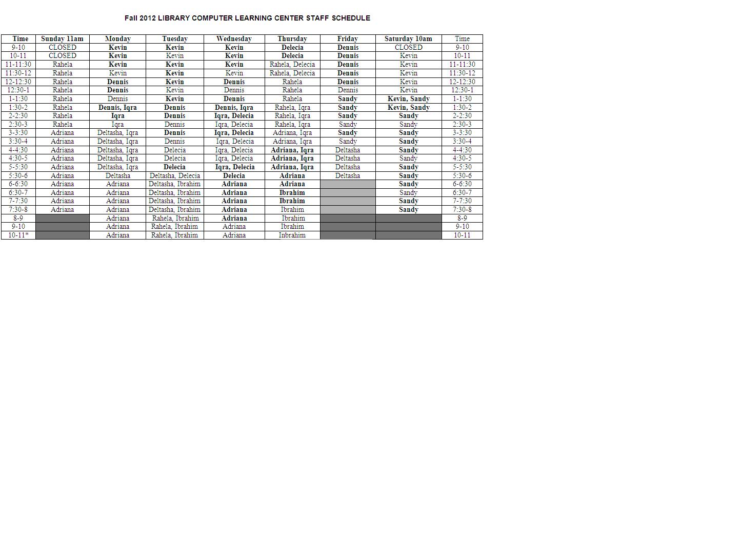 Library Computer Learning Center