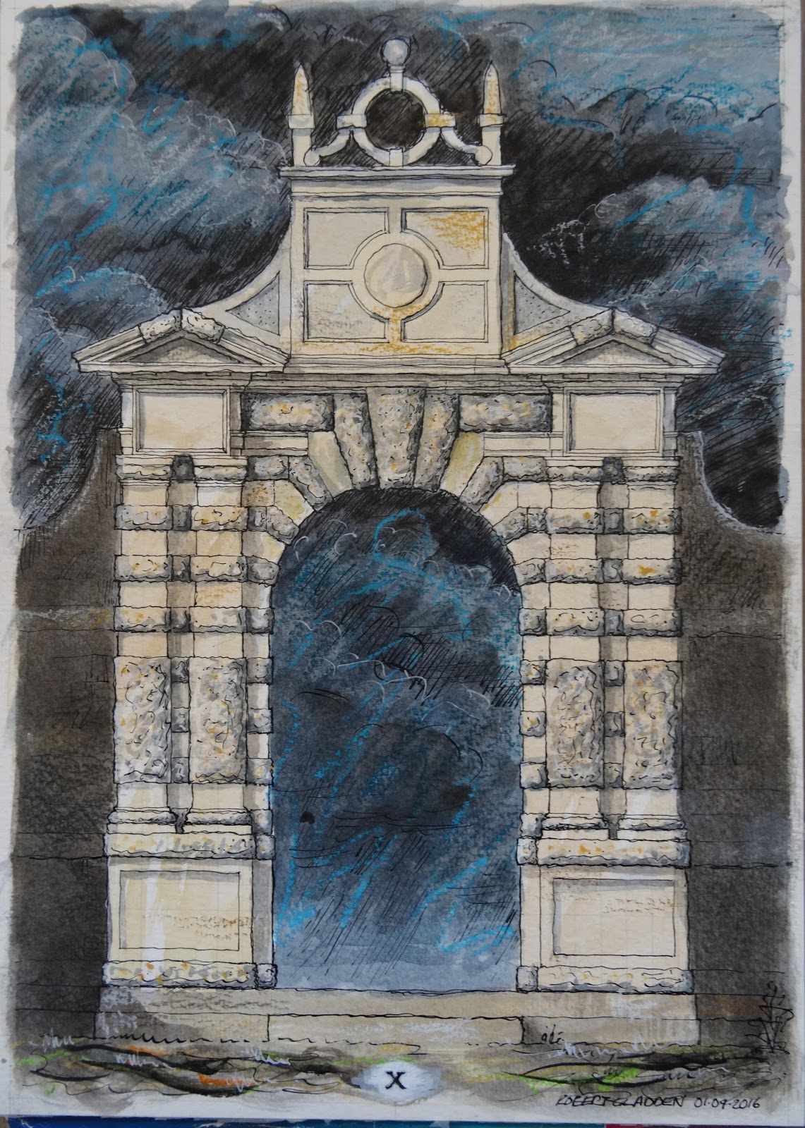 something of the chameleon: Own work: The Rustiche of Sebastiano Serlio X