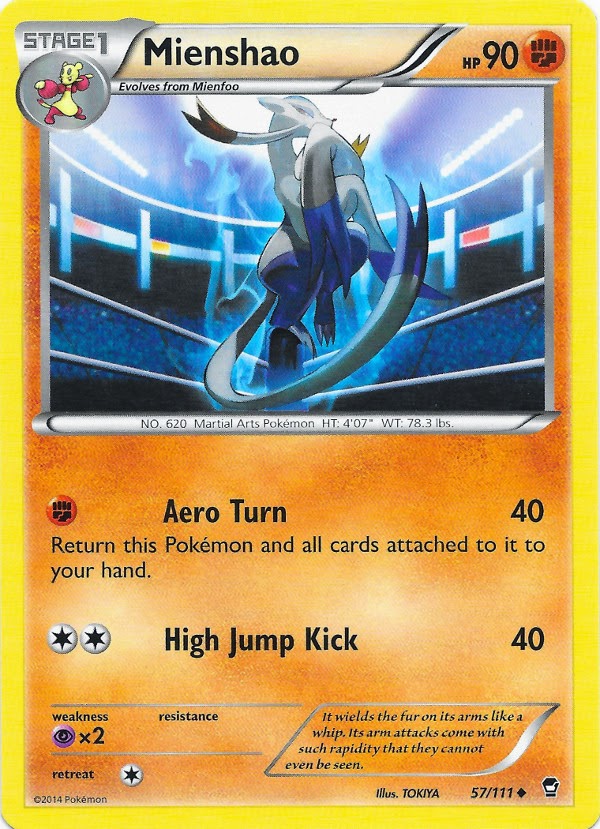 Mienshao -- Furious Fists Pokemon Card Review | PrimetimePokemon's Blog