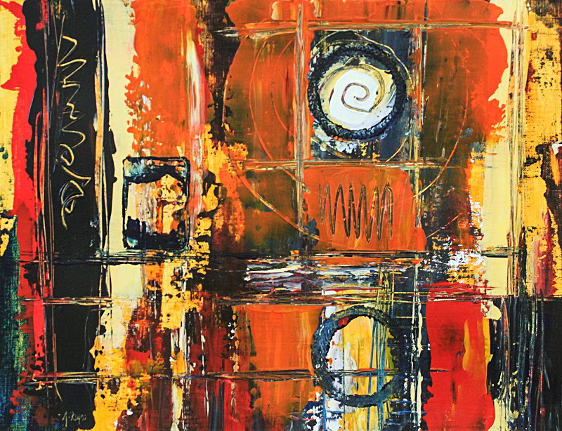 Artospective: Abstract Expressionistic Paintings by Angel Reyes.