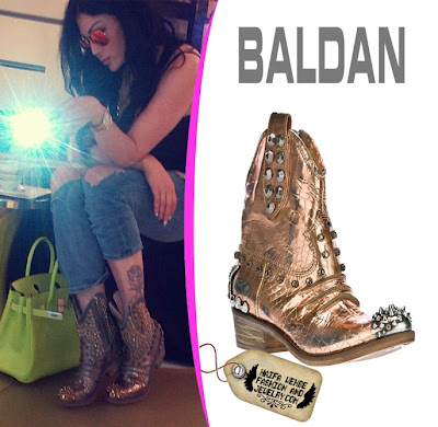 Haifa wehbe fashion and jewelry: Haifa Wehbe wearing Baldan metallic ...