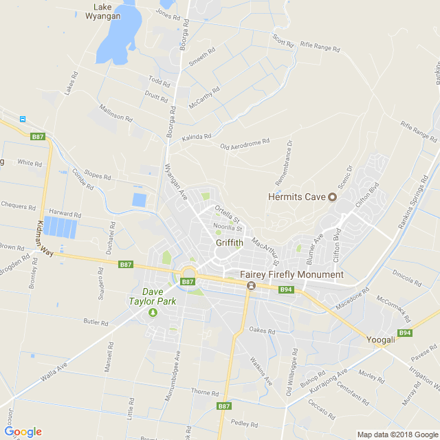 Griffith Map Free Download