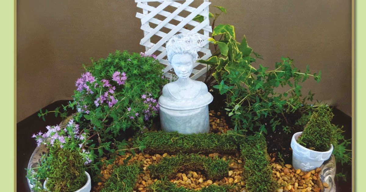 PennyWise Living: Tabletop Formal Fairy Garden