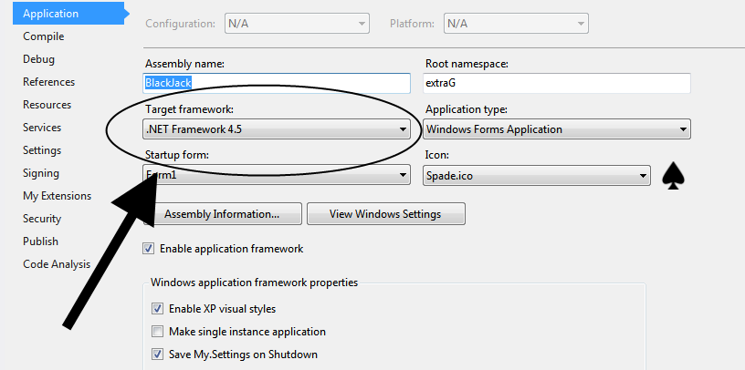 How to make programs work on Windows XP in Visual Studio 2012 - extramaster