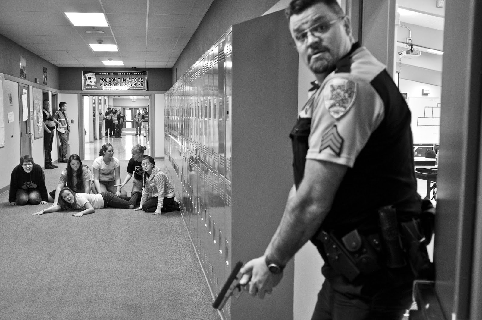 Picture Window photo blog : Active shooter drill, Naselle High School ...