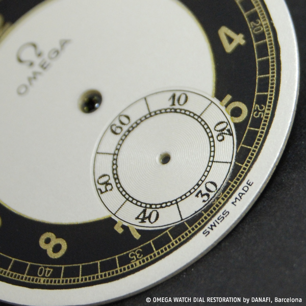 Watch repair and restoration: Professional Omega dial refinishing