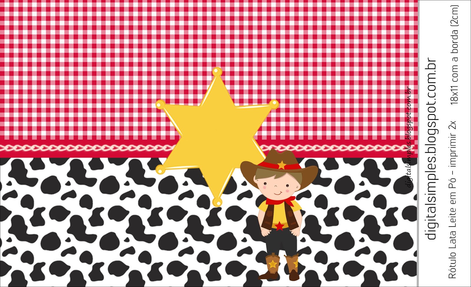 Cowboy o Vaquerito: Etiquetas para Candy Bar para Imprimir Gratis ...