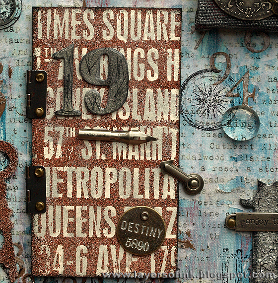 Layers of ink: Unfound Door Canvas