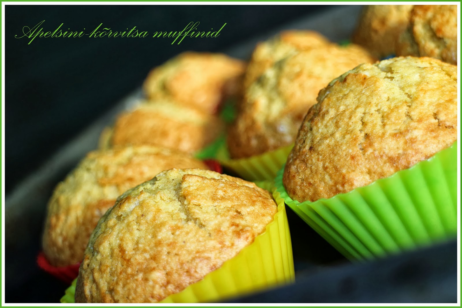 Liiz17 katsetused köögis: Apelsini-kõrvitsa muffinid (12 tk)