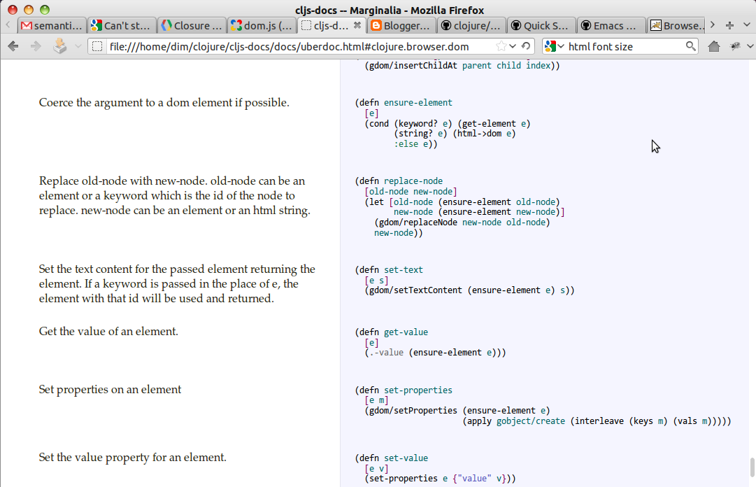 Clojure Впечатления о Clojurescript