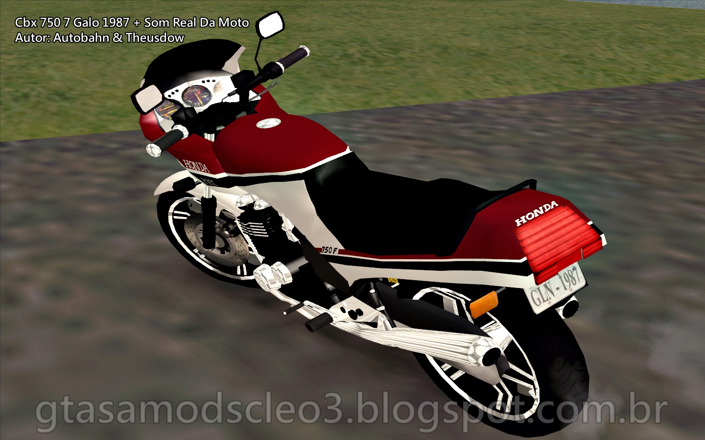 Cbx 750 7 Galo 1987 Som Real Da Moto By Autobahn And Theusdow
