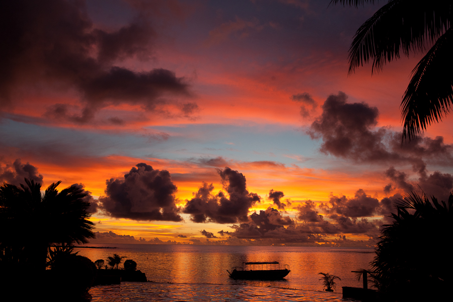 What Karen Sees: Sunrise, Sunset in Samoa