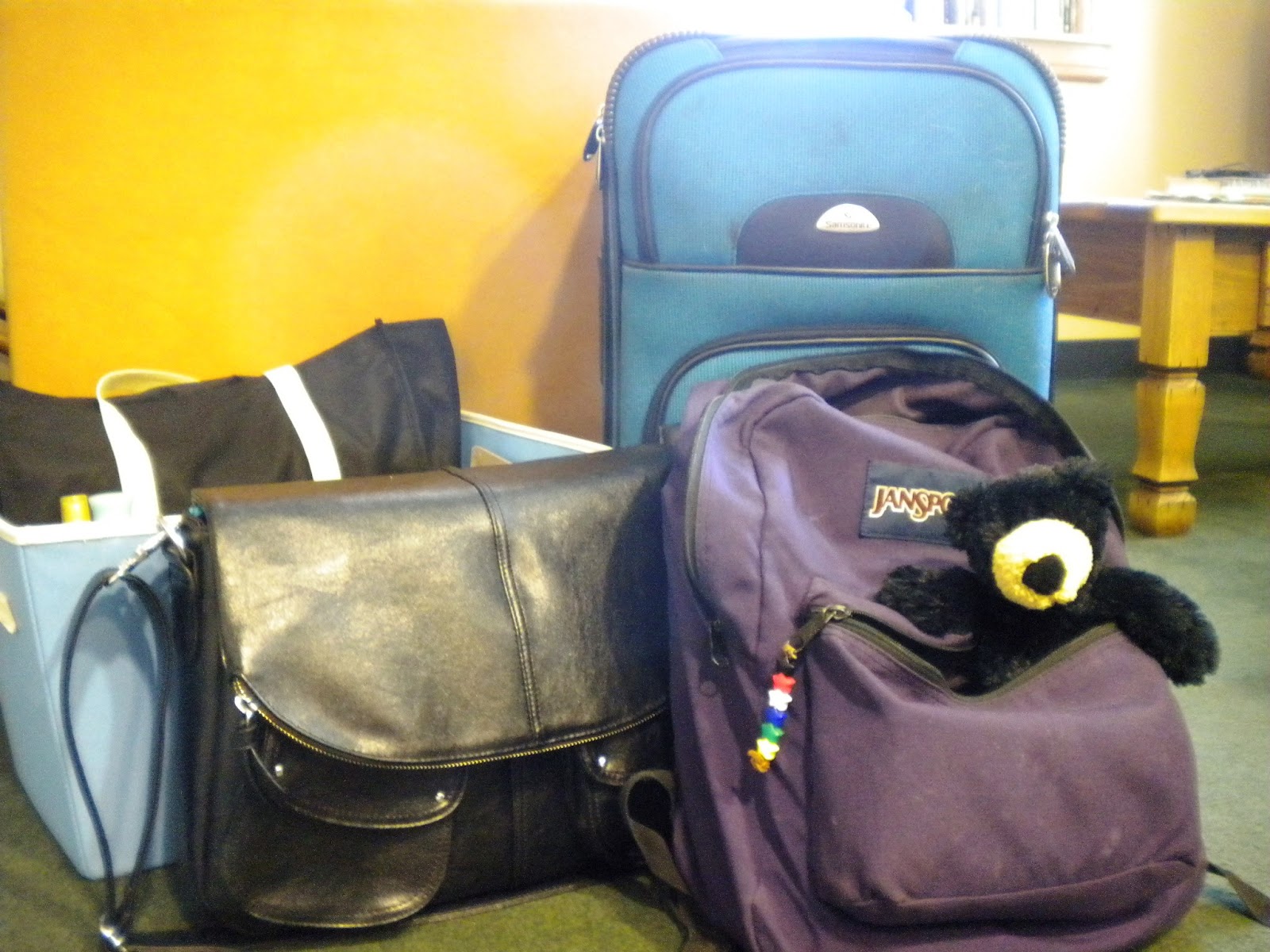 "all my bags are packed..."