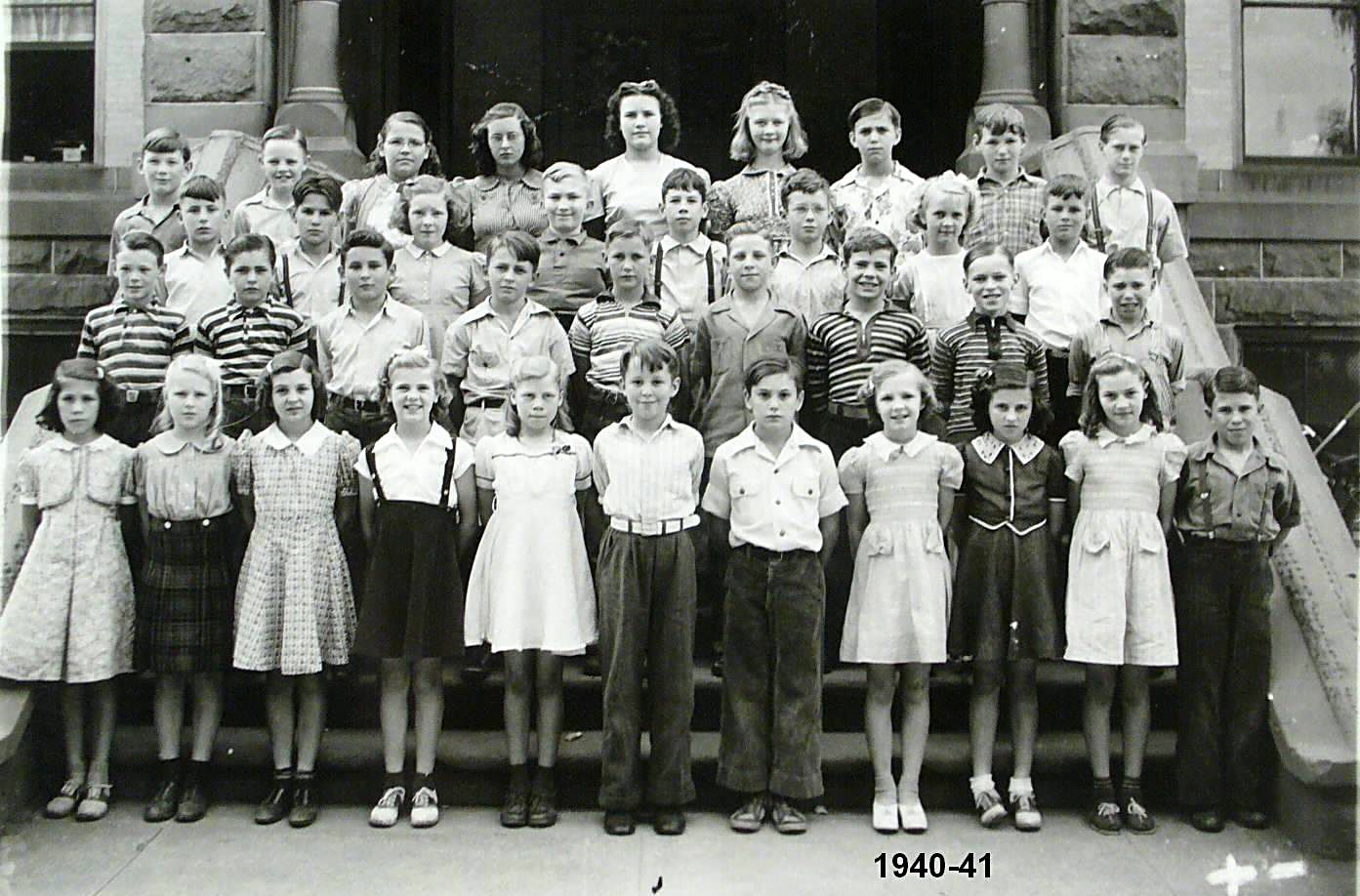 History of Walla Walla Public Schools: Sharpstein Class Photos ~ 1940's