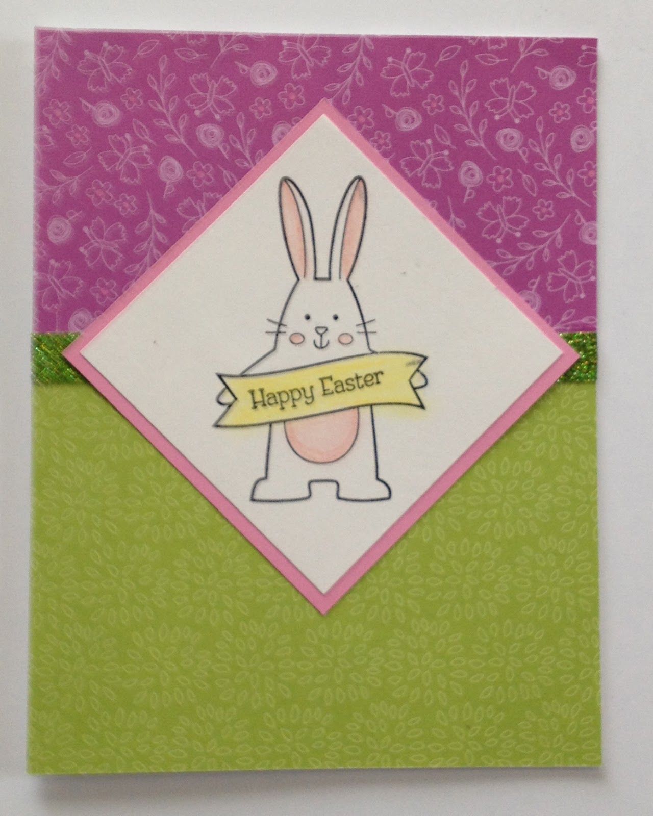Pages With Heart: Easy Easter Card Layout
