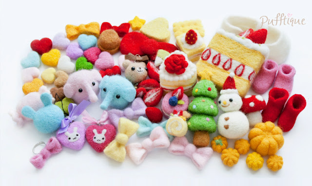 I "Felt" Cute ~The cutest needle felting~ | Puffy Little Things ~ cute ...