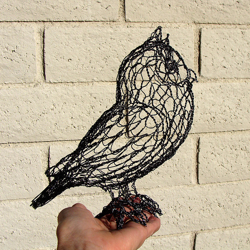 My Owl Barn: Wire Sculptures by Ruth Jensen