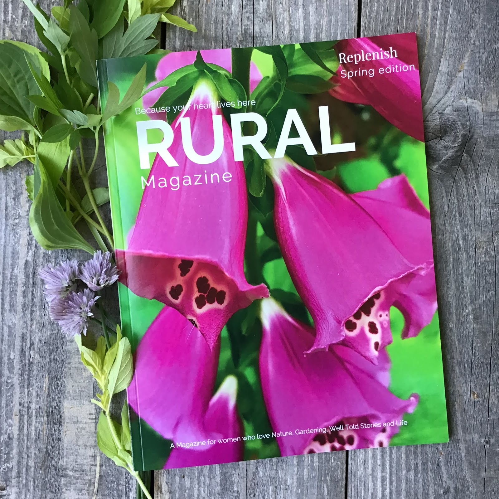 The newest issue of Rural magazine is "finally: here