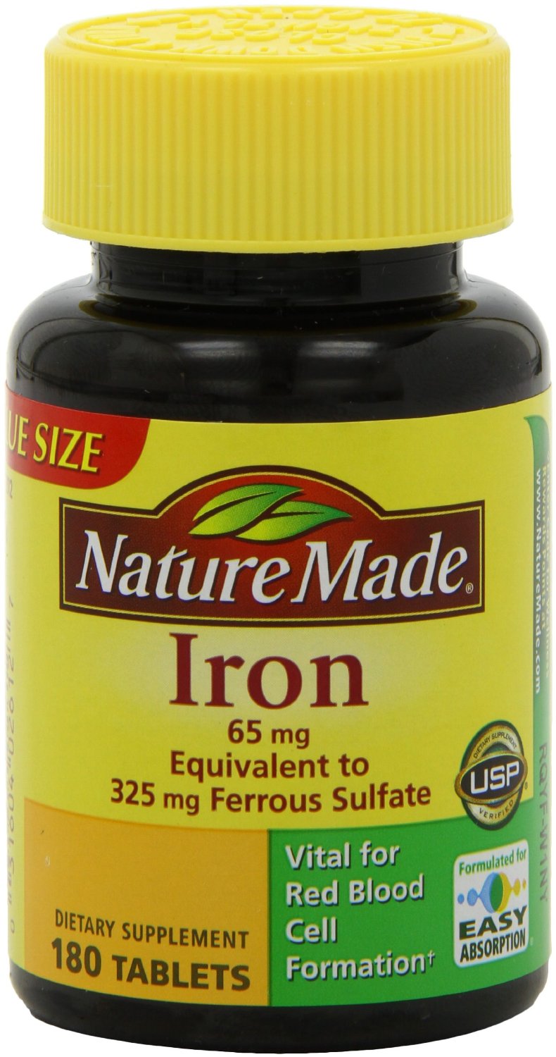 180ct Nature Made 65mg Iron Supplements $1.50 + Free Shipping (Reg $6 ...