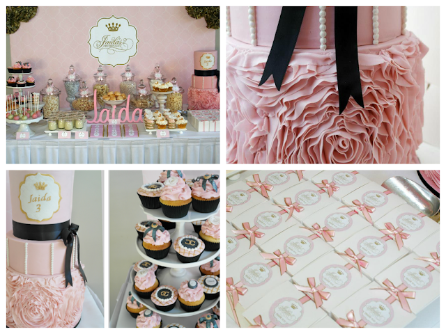 Little Big Company | The Blog: A Gold and Pink Princess Themed Birthday ...