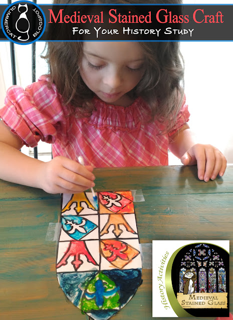 Glimmercat Education: Medieval Stained Glass Craft