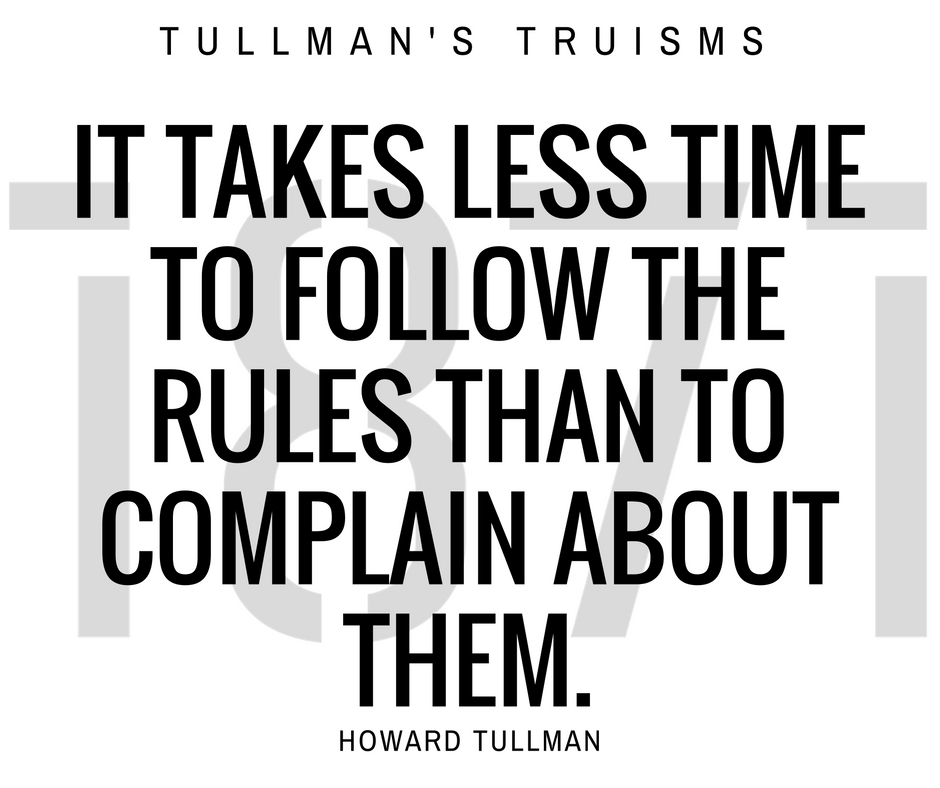 Hindsight : Truism - Rules