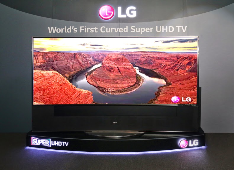 WORLD'S FIRST 105-INCH CURVED SUPER ULTRA HDTV BY LG ELECTRONICS ...