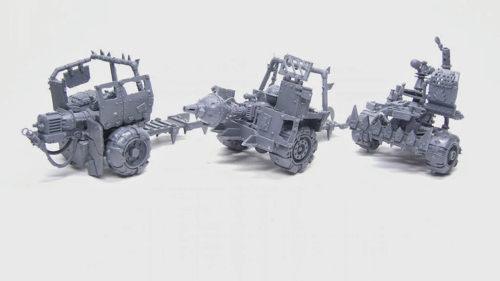 Watching Paint Dry: Mek Gun and Trukk Kitbash (1+1=4)
