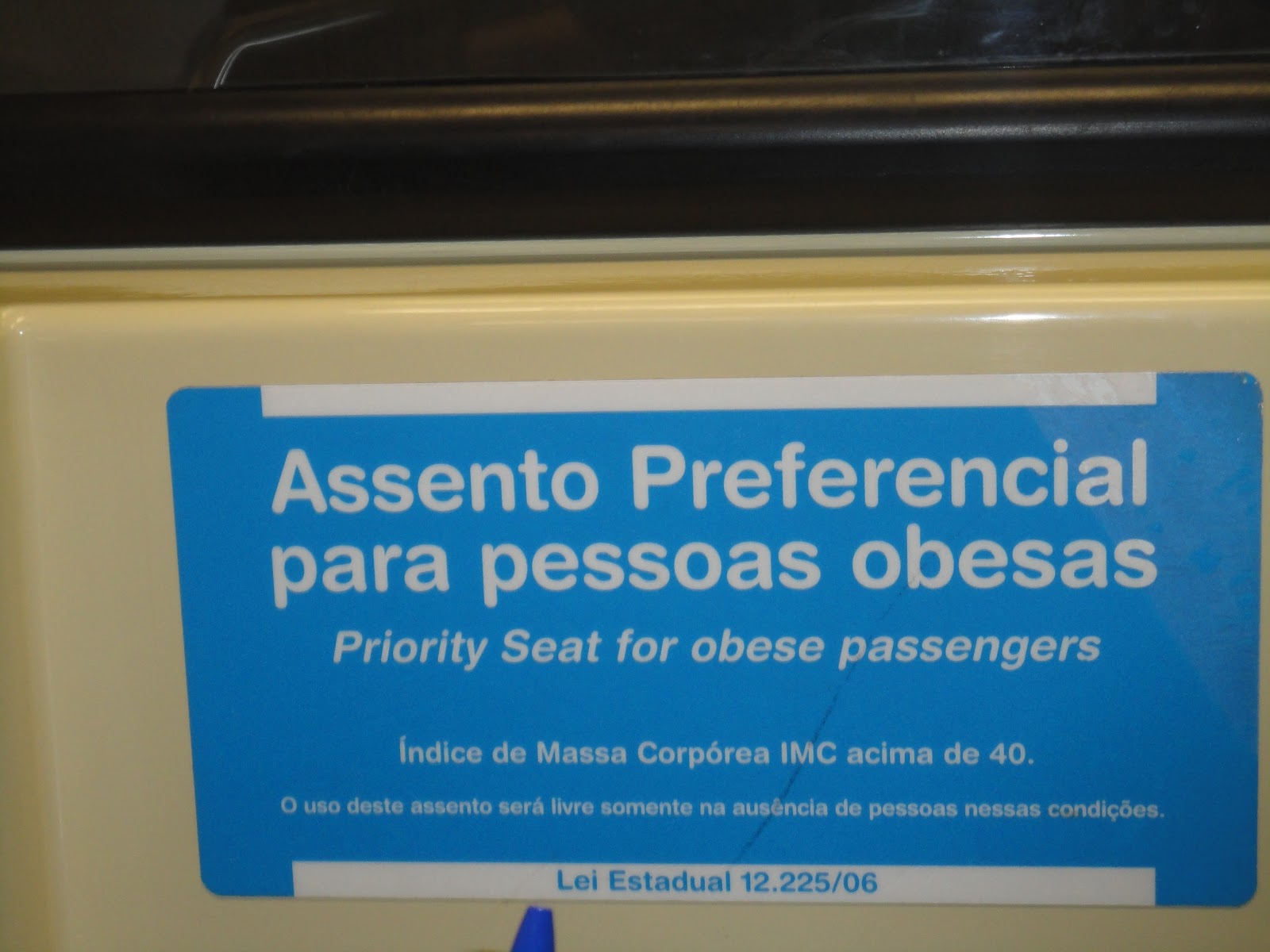 Toda conversada: Assento preferencial