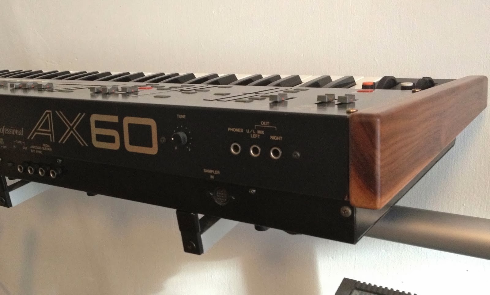 MATRIXSYNTH: Akai AX60 with Custom Wood Side Panels