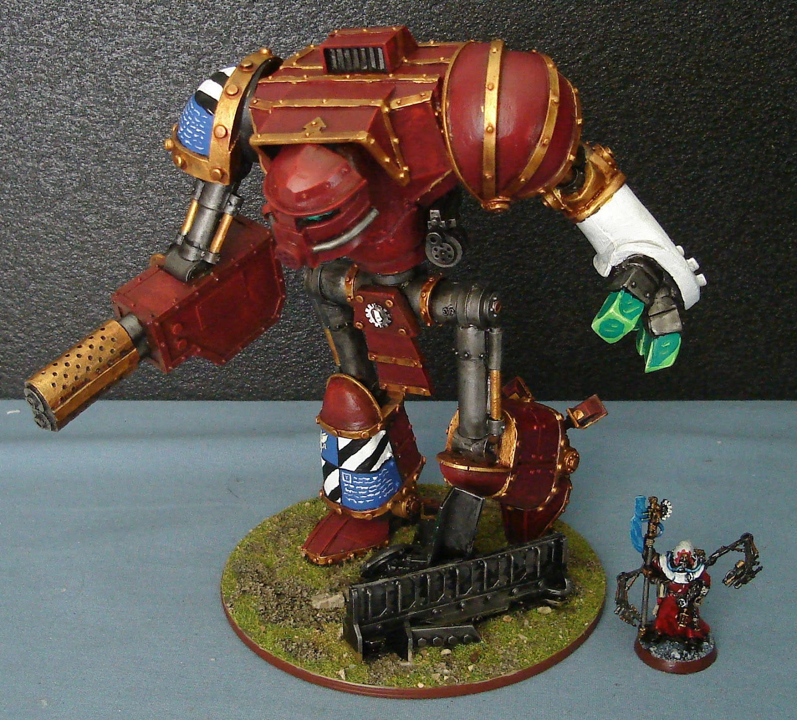 Mordian 7th Regiment: Adeptus Mechanicus - Knight Errant painted, and ...