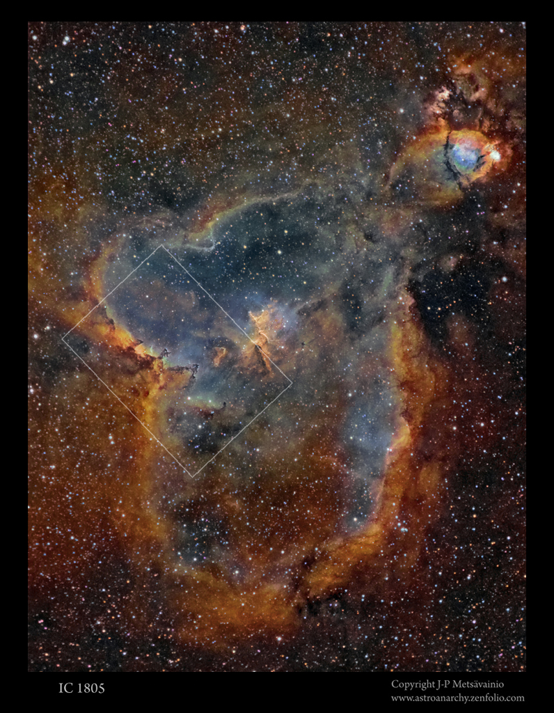 Ic 1805 Nebula Hubble Telescope Of The Heart