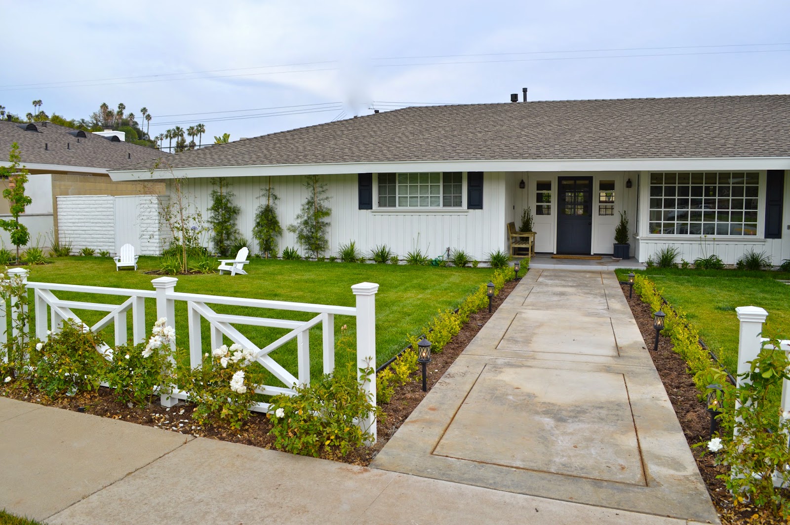 The Cape Cod Ranch Renovation: Front Yard & New Fence