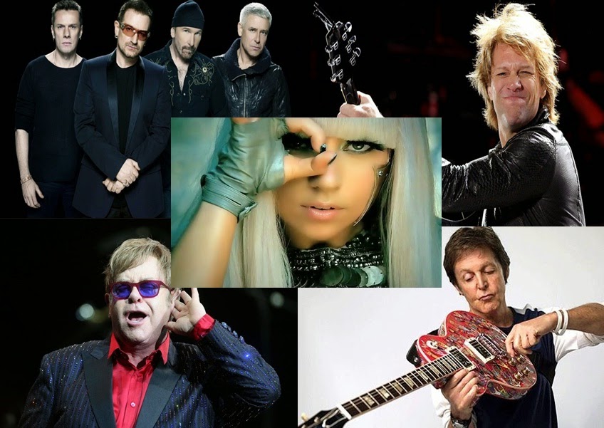 Music & Nature: The World's 20 Top Paid Musical Artists