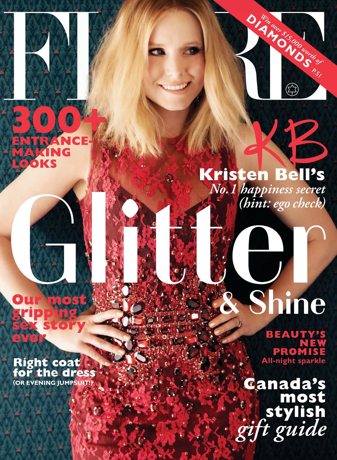 Kristen Bell - Flare Canada Magazine December 2013 - Magazine ...