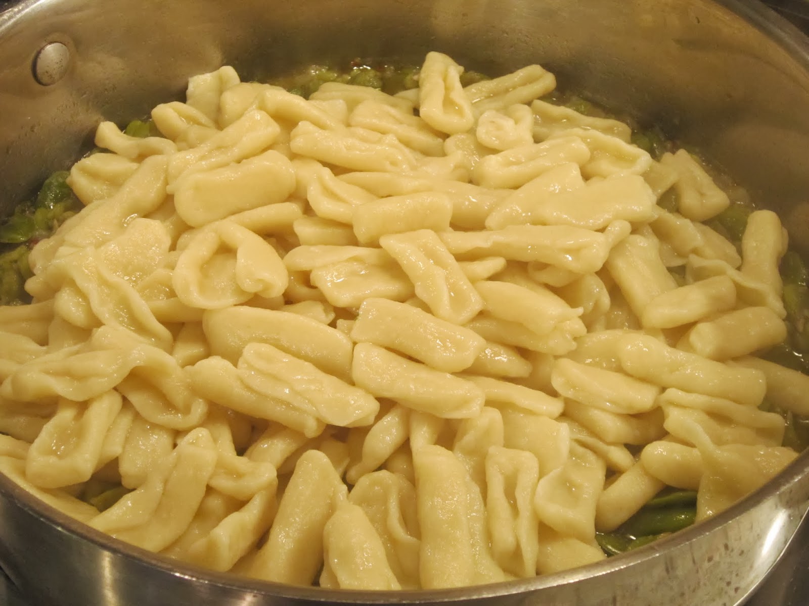 The Italian Next Door: Homemade Cavatelli with Fresh Favas