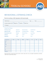Listening 4 Language: Assessing & Tracking Auditory Skills {Using FREE ...