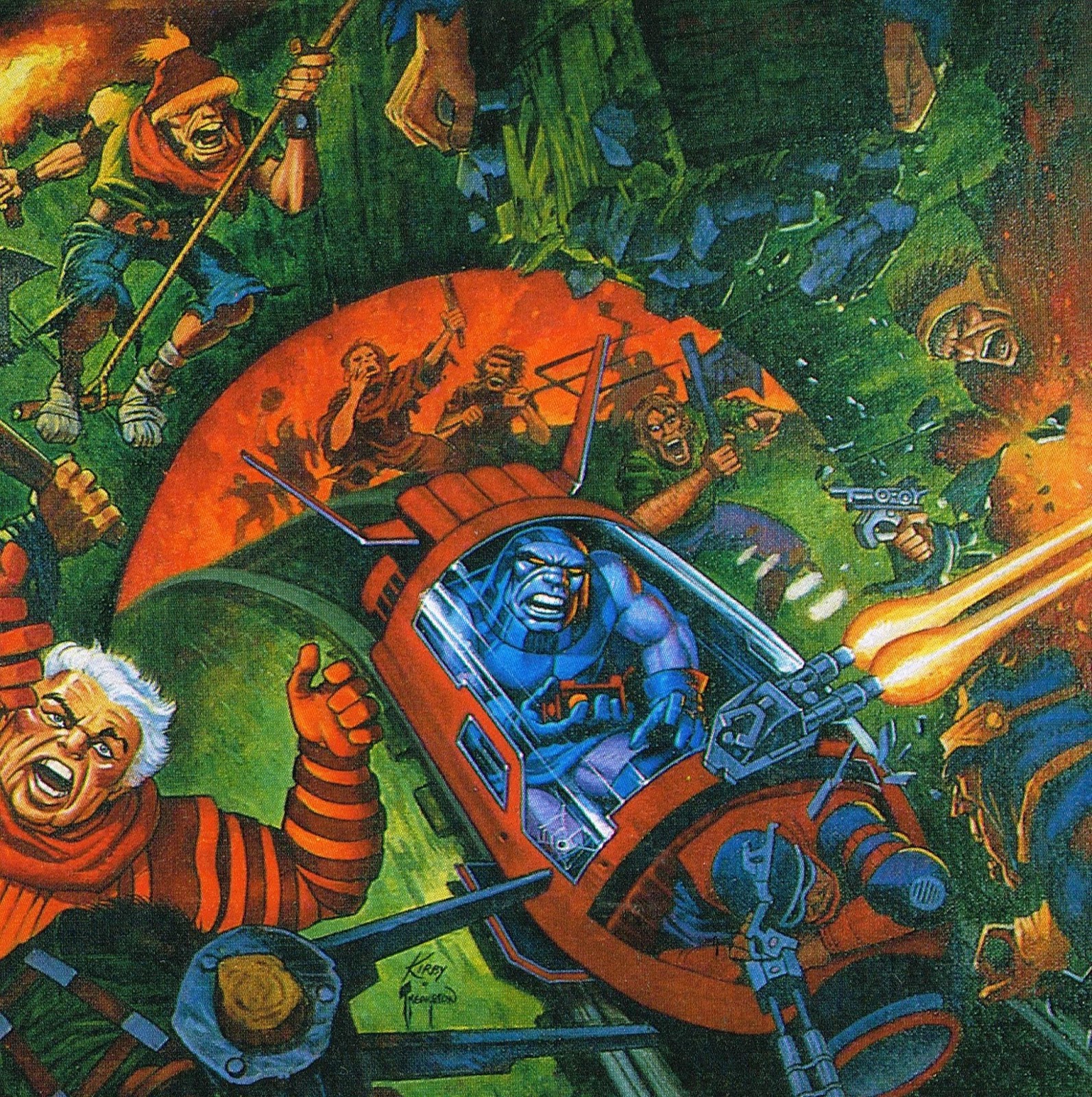 Cap'n's Comics: The Hunger Dogs Cover by Jack Kirby