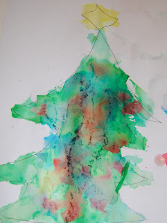 Our Creative Day: Bleeding Tissue Christmas Trees