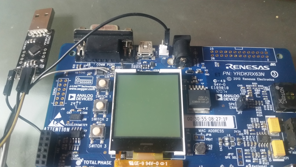 Renesas RX63N YRDKRX63N: PRACTICA # 3 UART