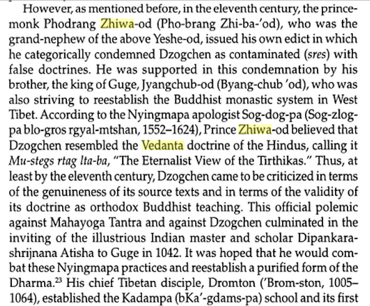 Okar Research: Advaita Vedanta & the Origins of Dzogchen