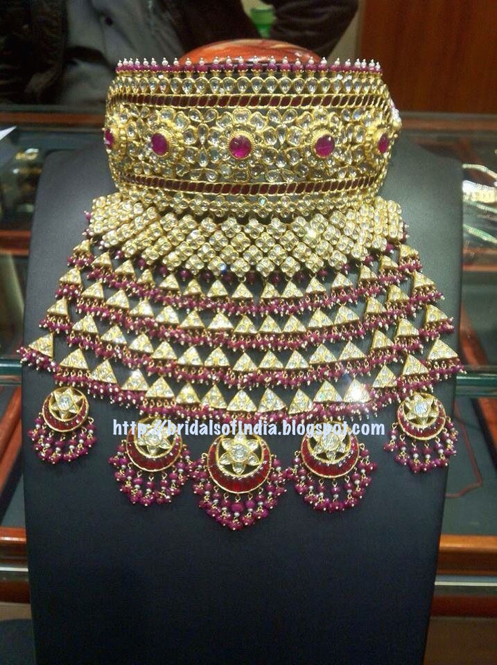royal+rajputana+aad+necklace1.jpg (717×960) | Rajputi jewellery, Kundan ...