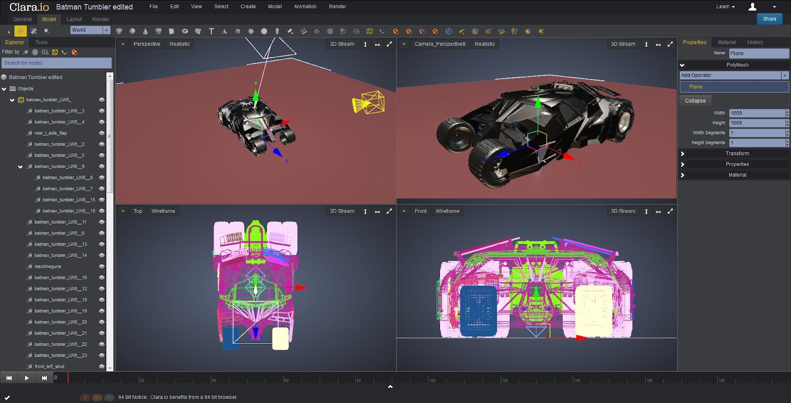 Echt Virtuell: Clara.io - Online 3D-Software mit Collada Export für SL