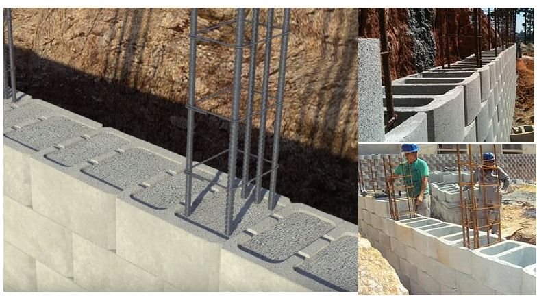 See how simple it is to construct secure walls of support with the ...