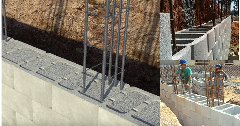 See how simple it is to construct secure walls of support with the ...