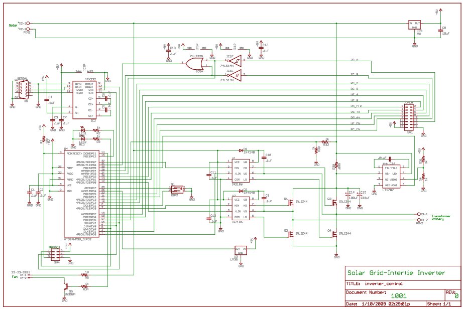 Solar Power / Panel Inverter – Grid-Intertie Inverter using Attiny45 ...