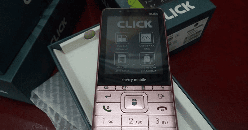 Cherry Mobile Click On Android With Keypad Is Priced At PHP 1499