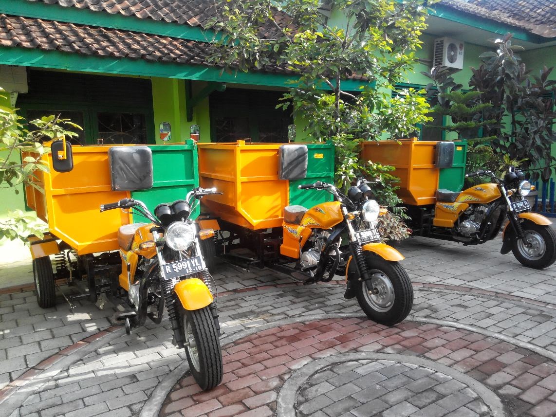 kaisar motor tiga roda, motor tiga roda bak sampah, triseda bak standar ...