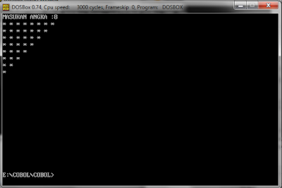 CARA MEMBUAT PROGRAM PENGULANGAN PADA COBOL - Wahyu's blog